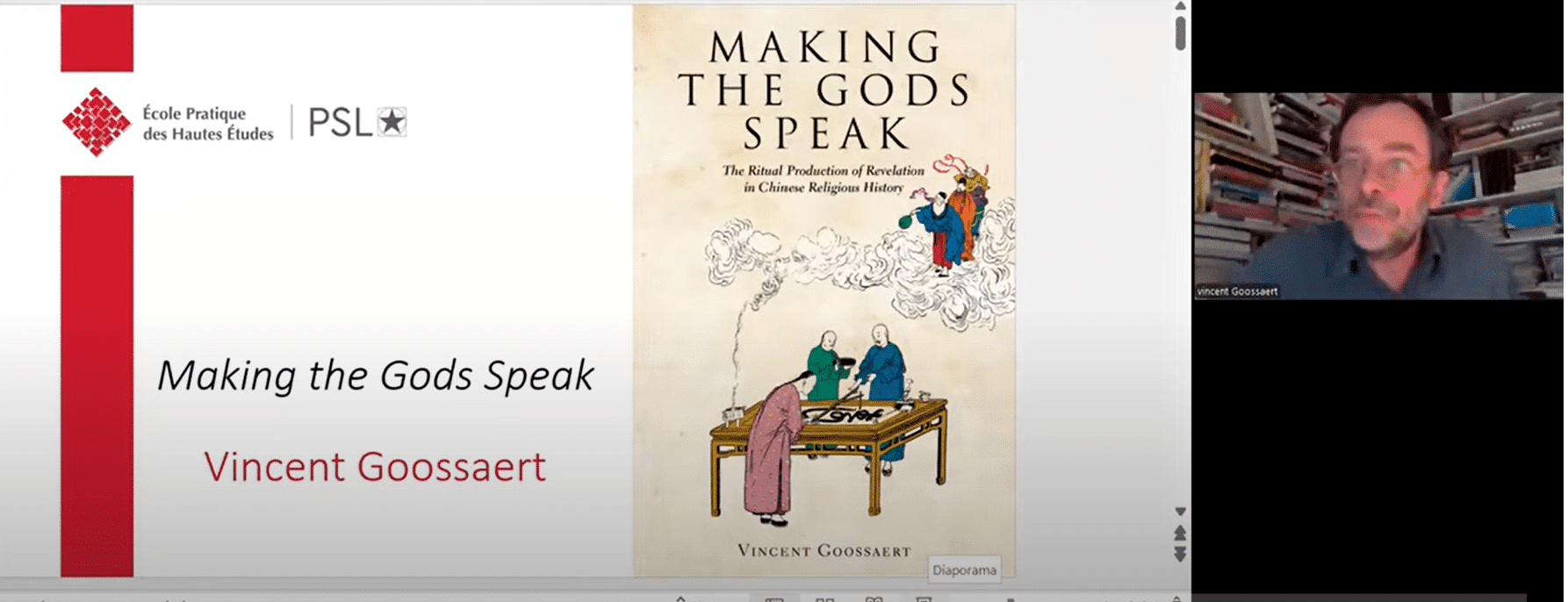ISCSD Book Talk with Professor Vincent Goossaert - ISCSD e.V.